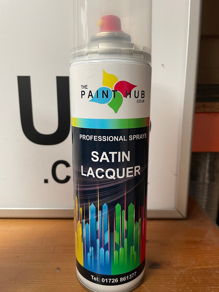 Professional Spray Lacquer 500ml Aerosol Gloss/Matt/Satin – The Paint ...